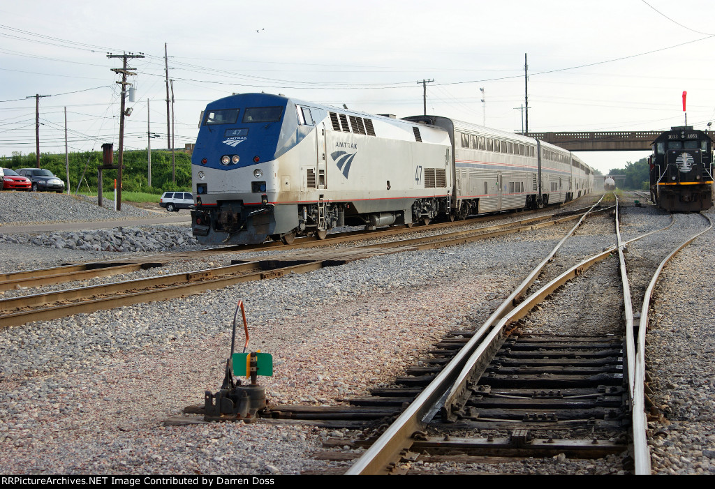 Amtrak 59 coming through Fulton